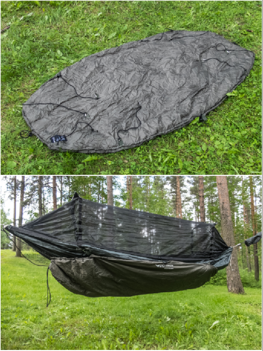 Riippumatto majoitteena - Retkipaikka