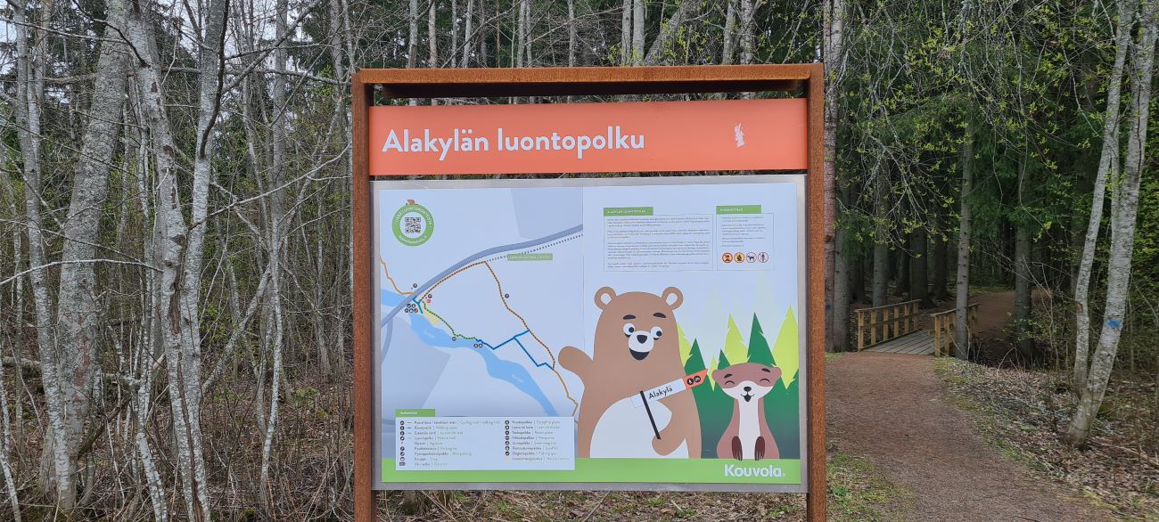 Alakylän luontopolku Kouvolassa: Luonnontilaista metsää ja kuuma linja ...